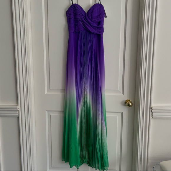 ABS Allen Schwartz | Dresses | Vintage Abs By Allen Schwartz Purple And ...